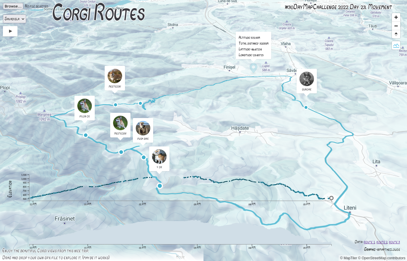 #30DayMapChallenge 2022 Day 23. Movement