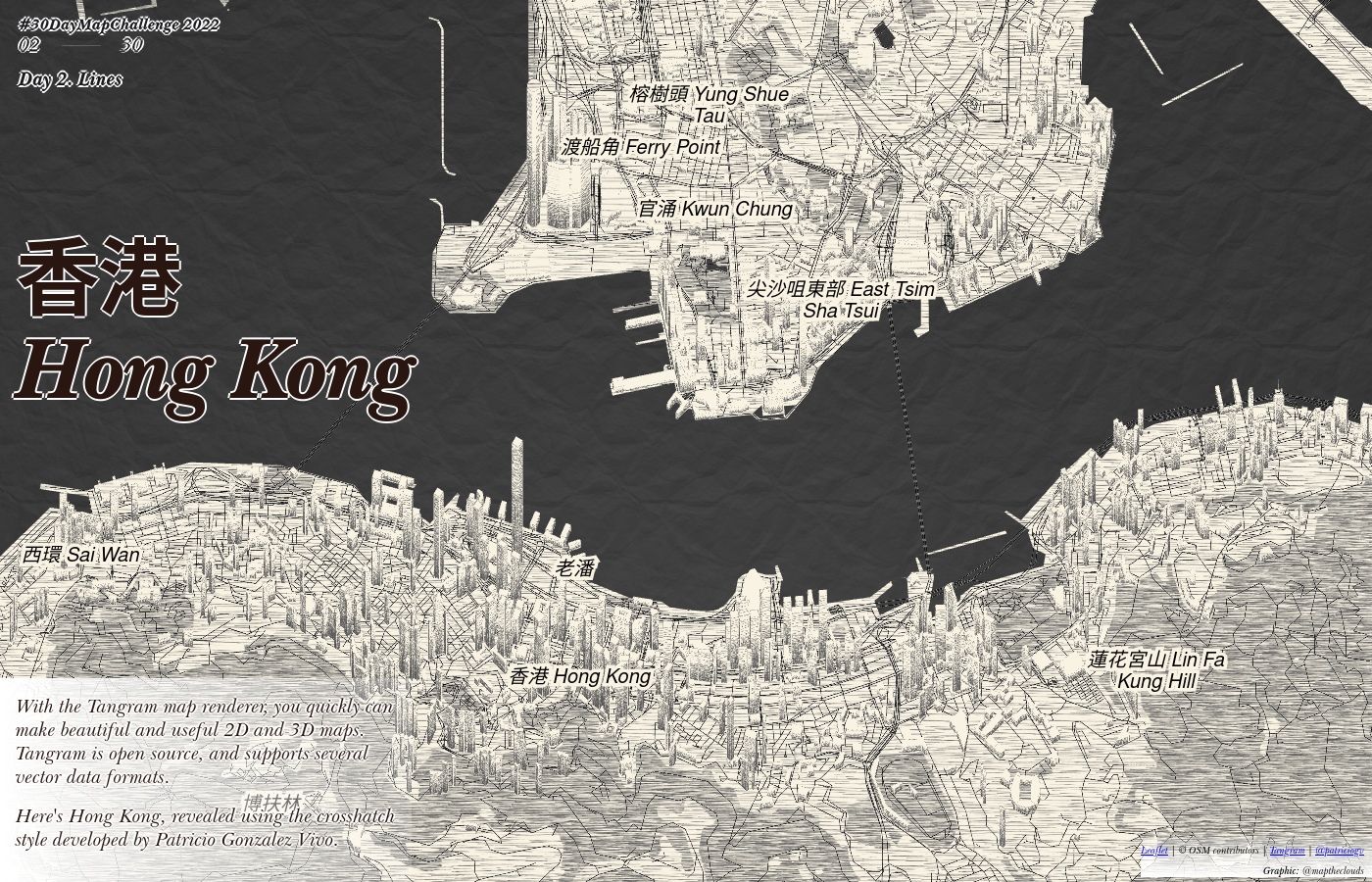 #30DayMapChallenge 2022 Day 2. Lines