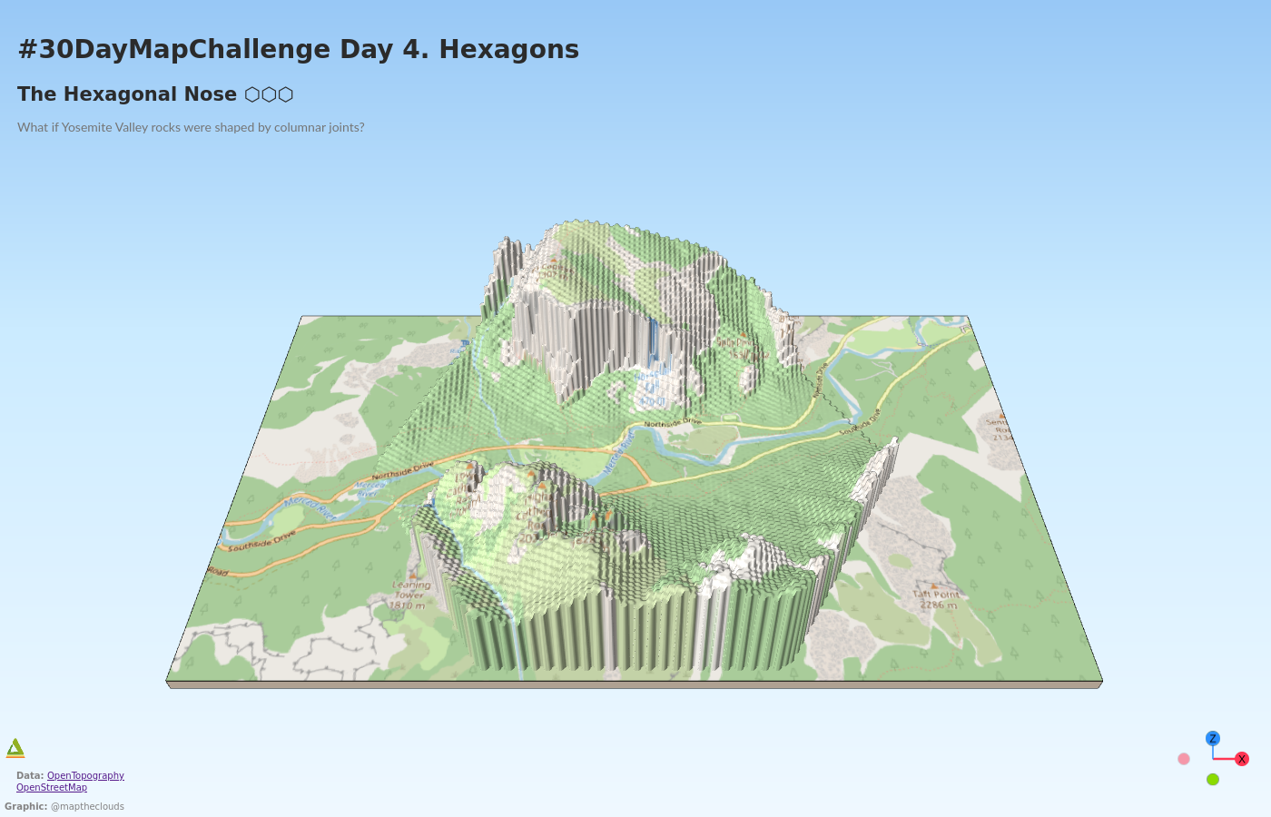 #30DayMapChallenge Day 4. Hexagons